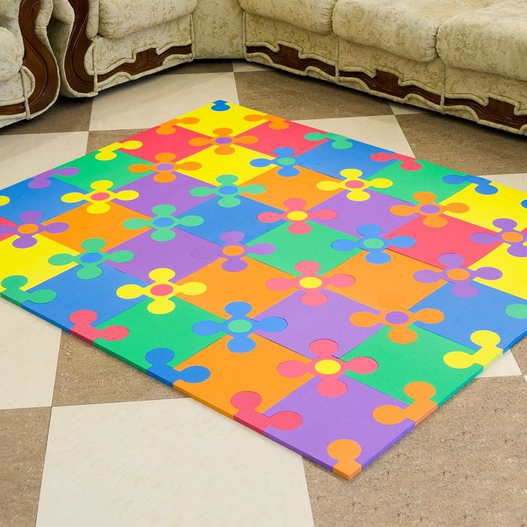 Коврик пазл Funkids Цветы-12. Толщина 15 мм. В наборе 30 элементов